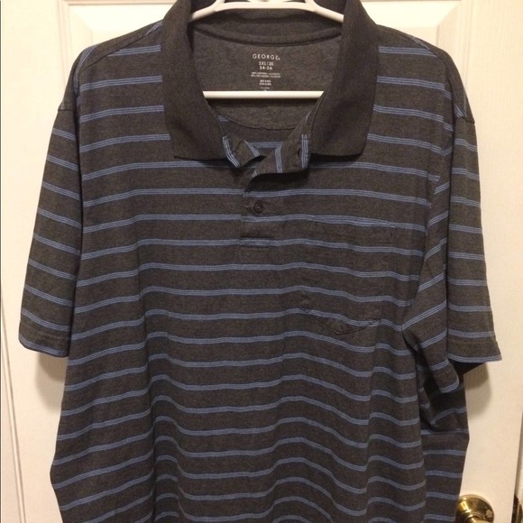 George | Shirts | George Collared Polo Short Sleeve Shirt Button Top ...